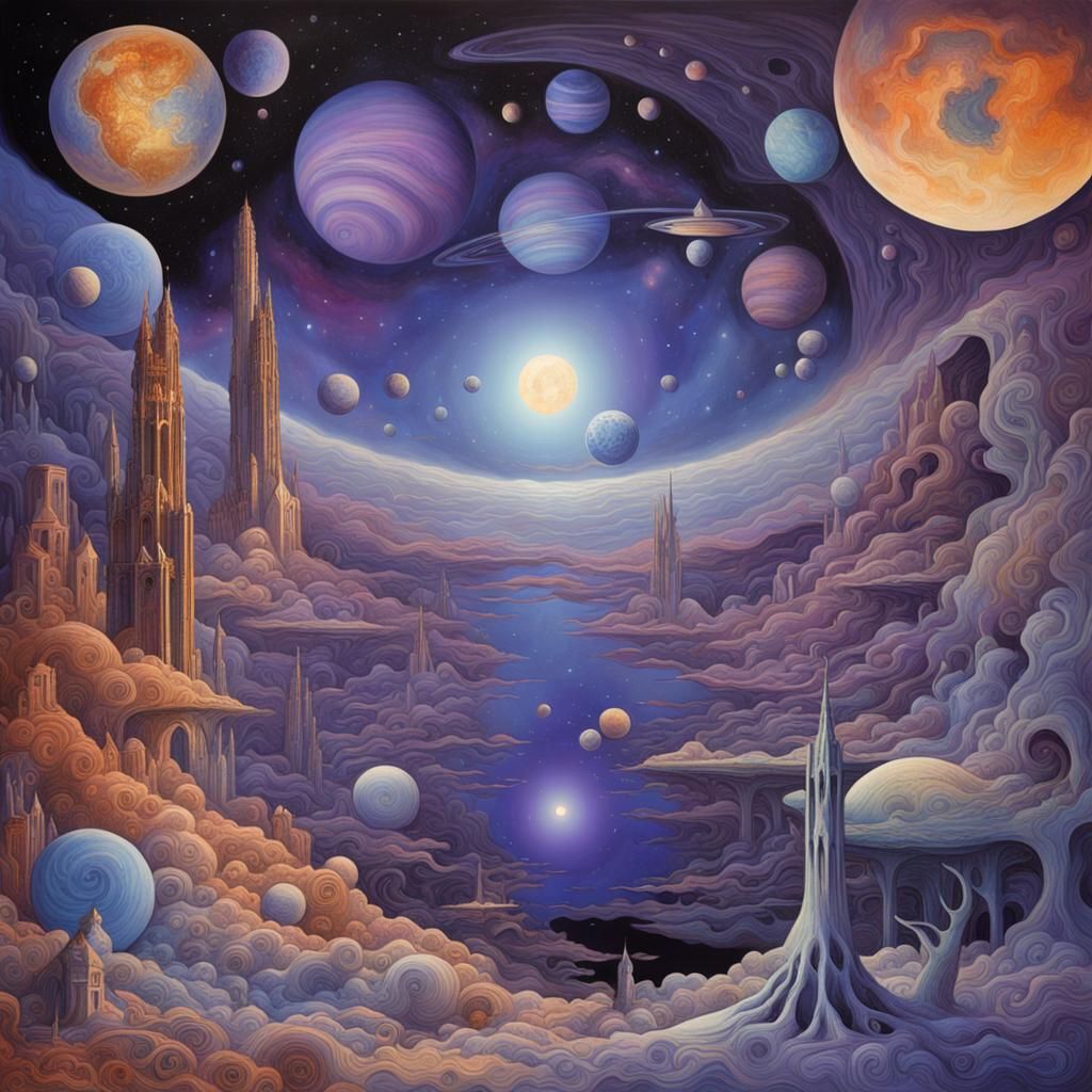 Cosmic Dreamscape—Whoops 11 Words - AI Generated Artwork - NightCafe ...