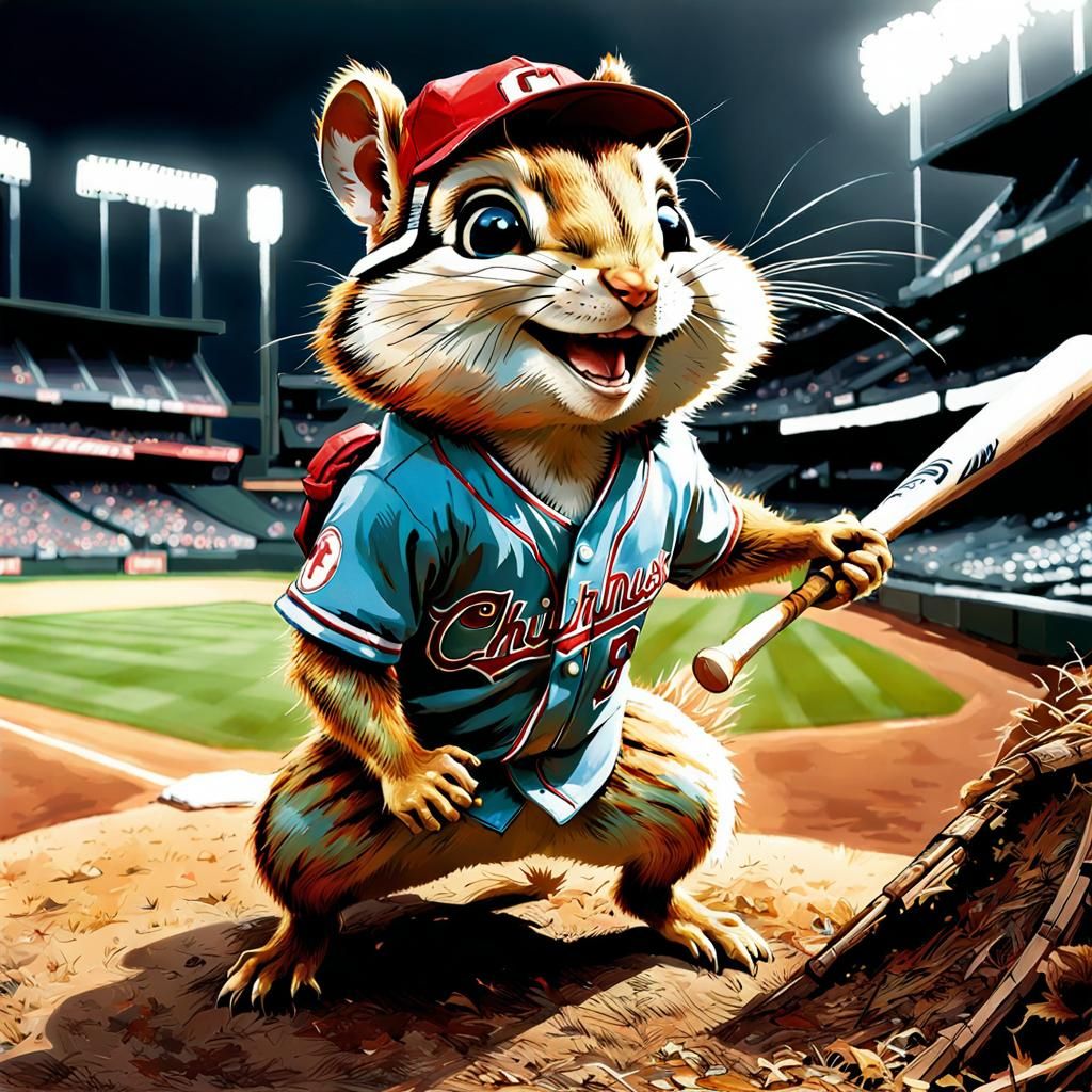 Alvin, baseball's future star - AI Generated Artwork - NightCafe Creator