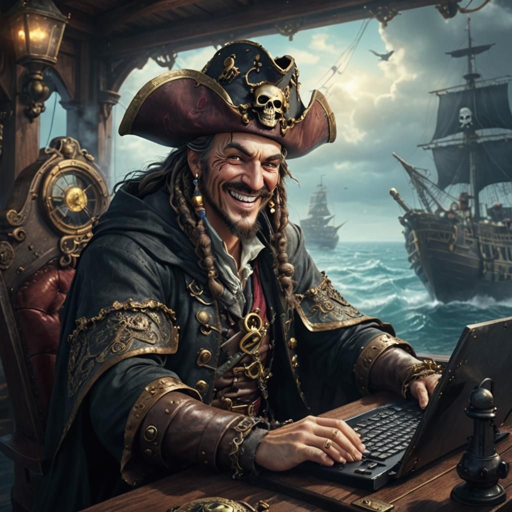 Oh yeah The Pirate's using Google Map to see others Ships - AI ...