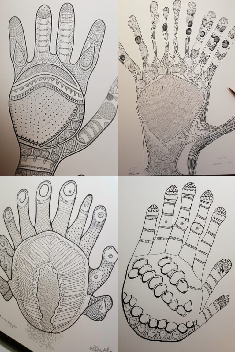 “Turkey handprint” - AI Generated Artwork - NightCafe Creator