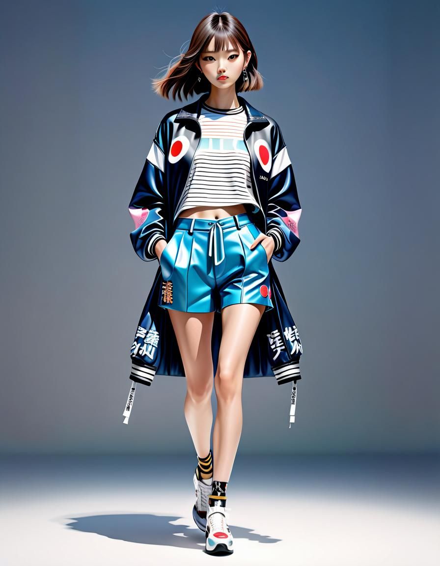 Catwalk Strut - AI Generated Artwork - NightCafe Creator