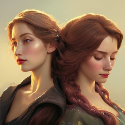 Elsa And Anna Ai Generated Artwork Nightcafe Creator