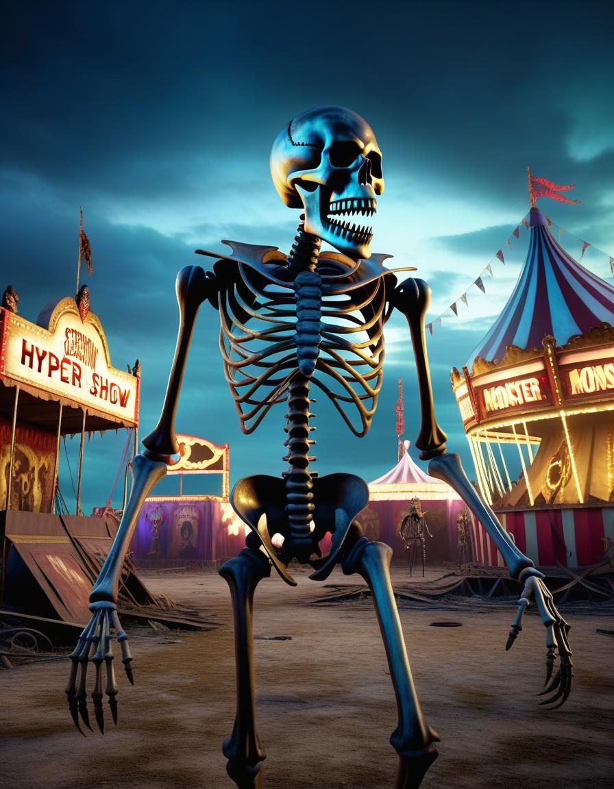 Screaming Skeleton - AI Generated Artwork - NightCafe Creator