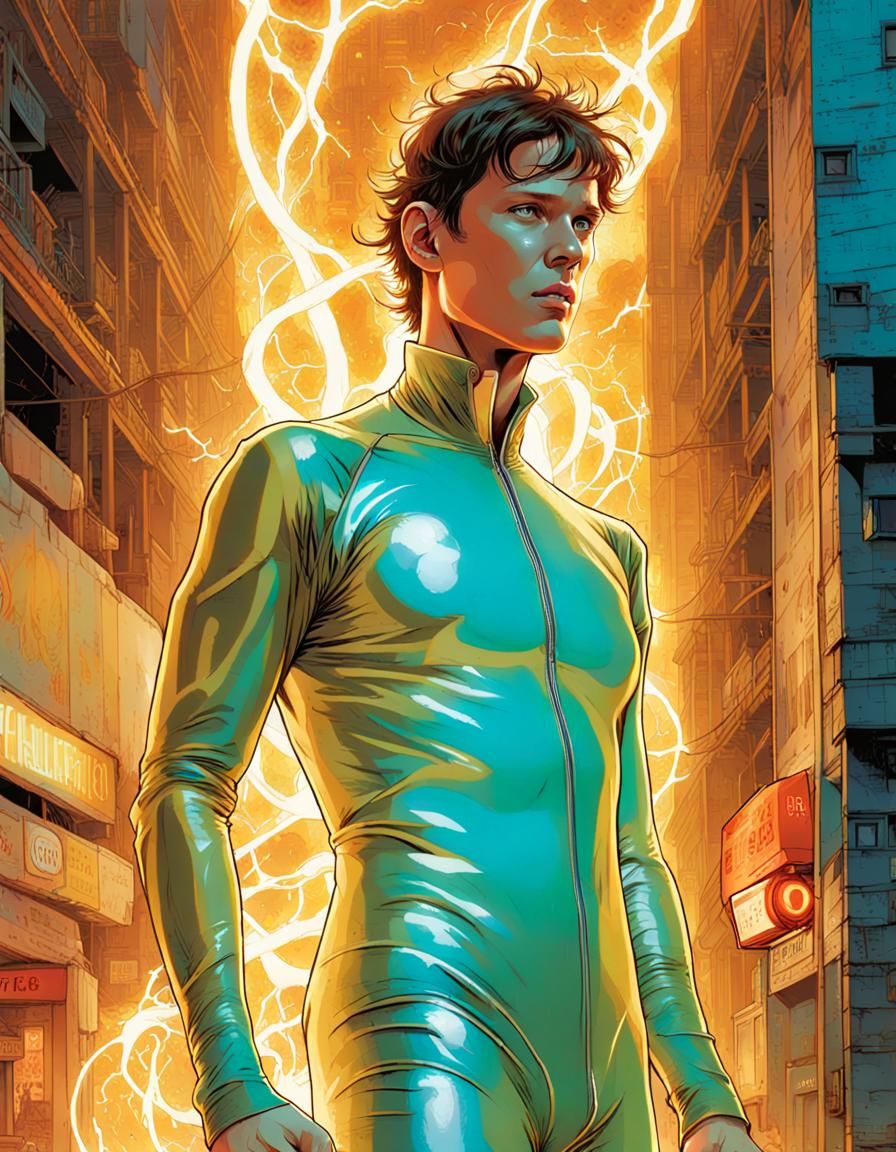 Time traveller (1 of something) - AI Generated Artwork - NightCafe Creator