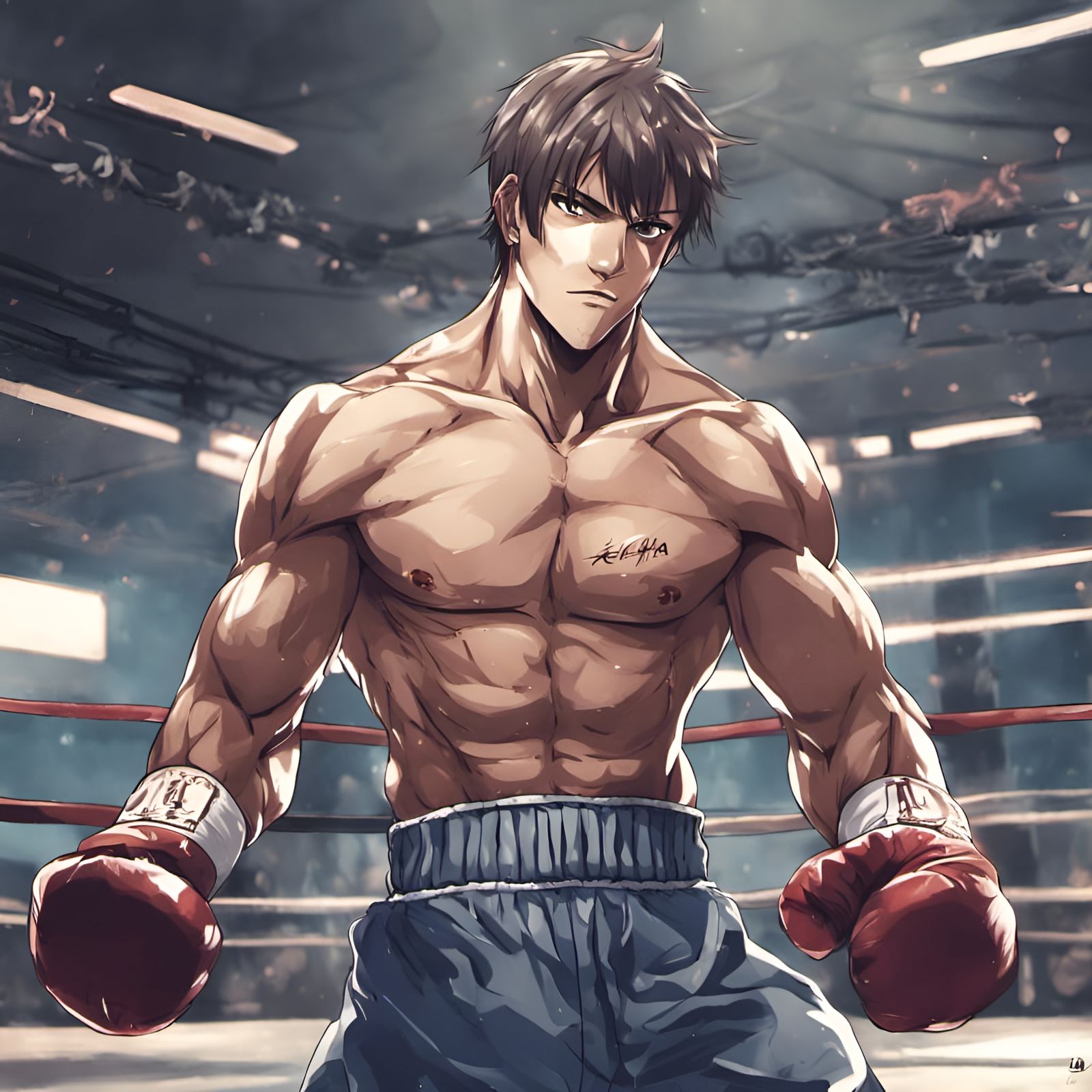 Alpha Male Boxer Animal - AI Generated Artwork - NightCafe Creator