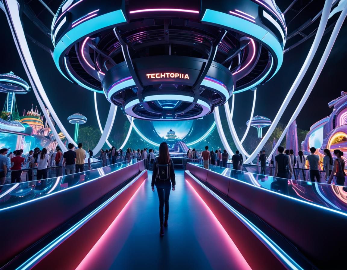 Techtopia World - AI Generated Artwork - NightCafe Creator