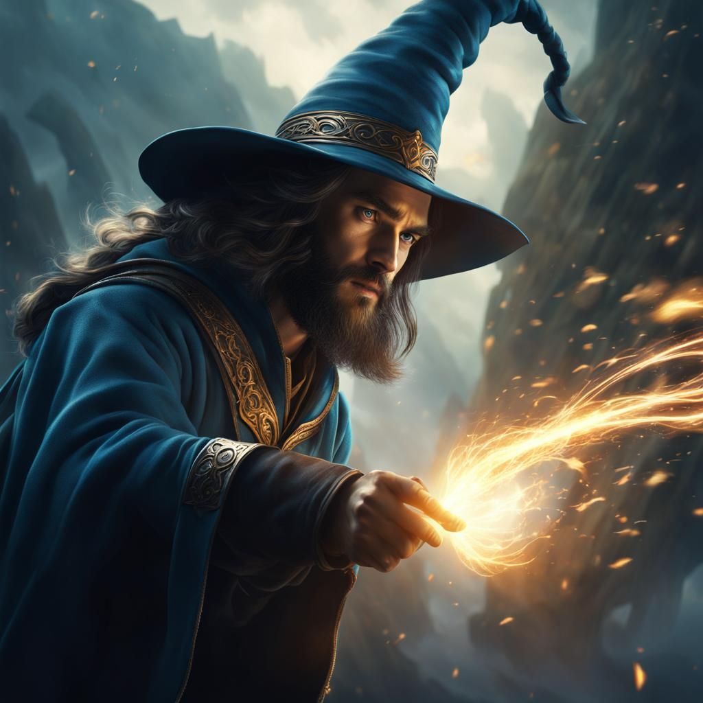 -Wizard Magic- - AI Generated Artwork - NightCafe Creator