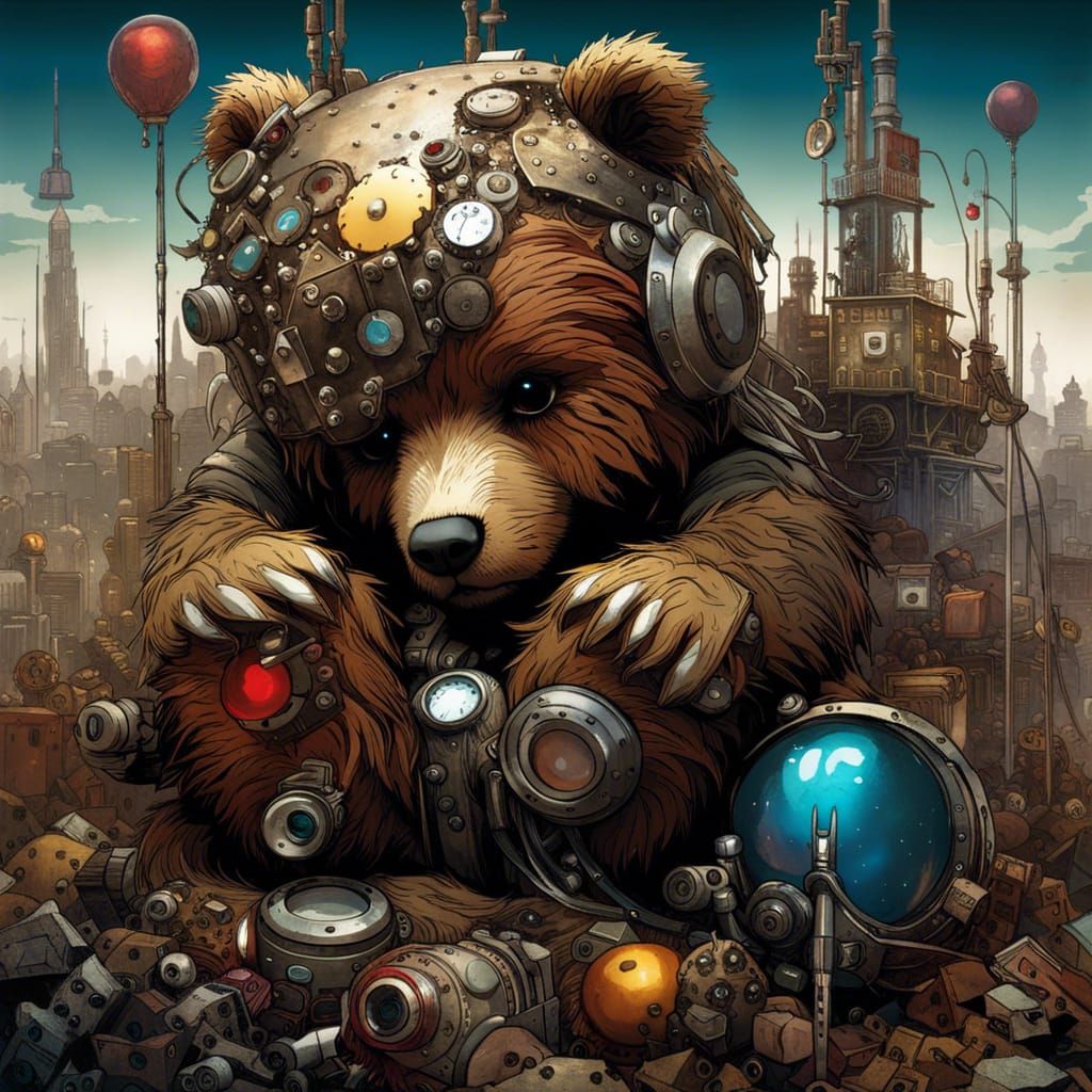 Teddy Bear Repair - AI Generated Artwork - NightCafe Creator