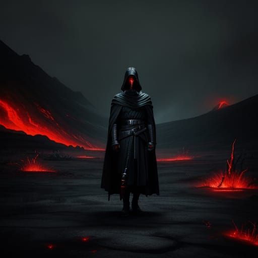 Rey Sith Lord. - Rey, Dark Sith Lord in Cyberpunk Lava Lands...