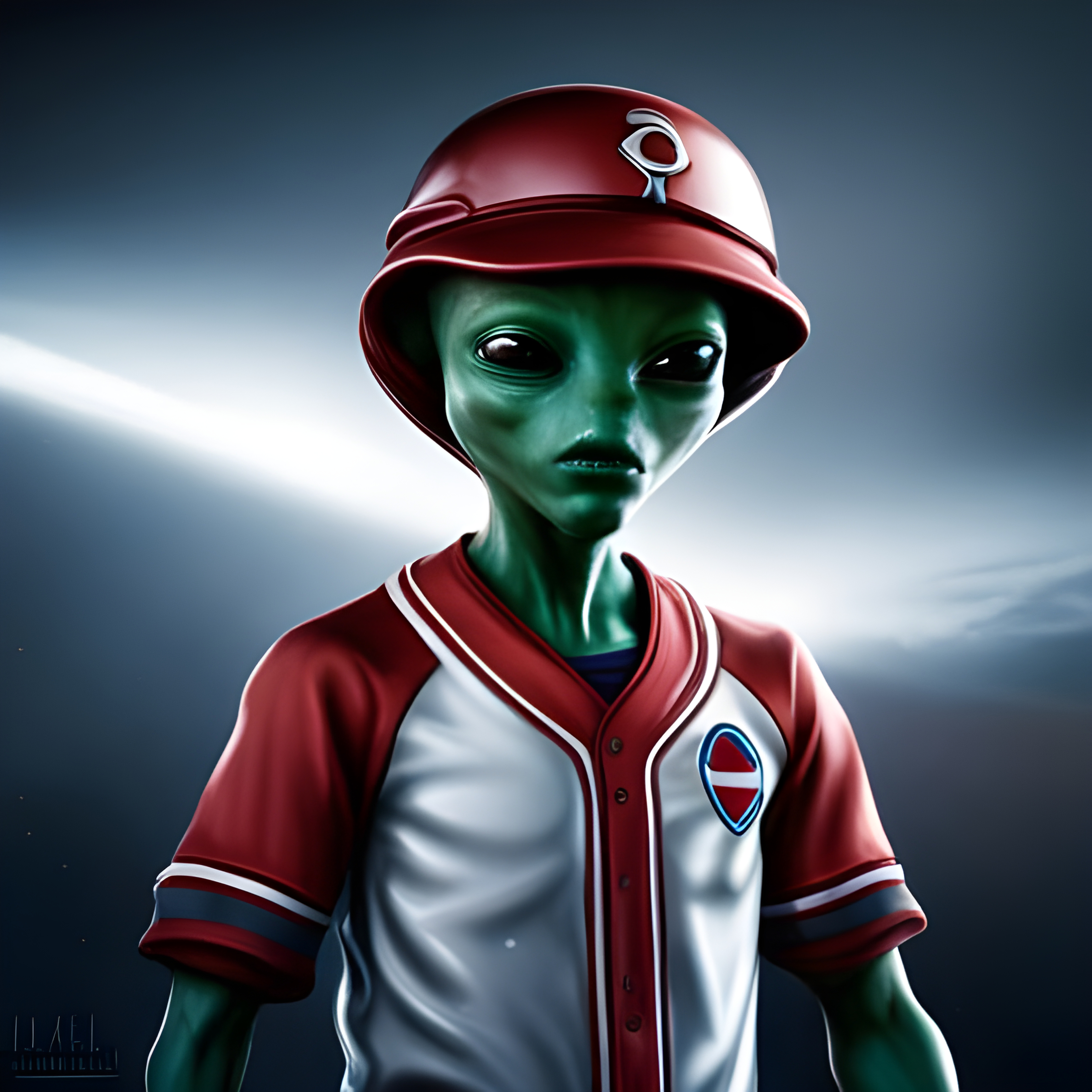 Alien Sports League Baseball - Zagony Marshaph Rookie Card - AI ...