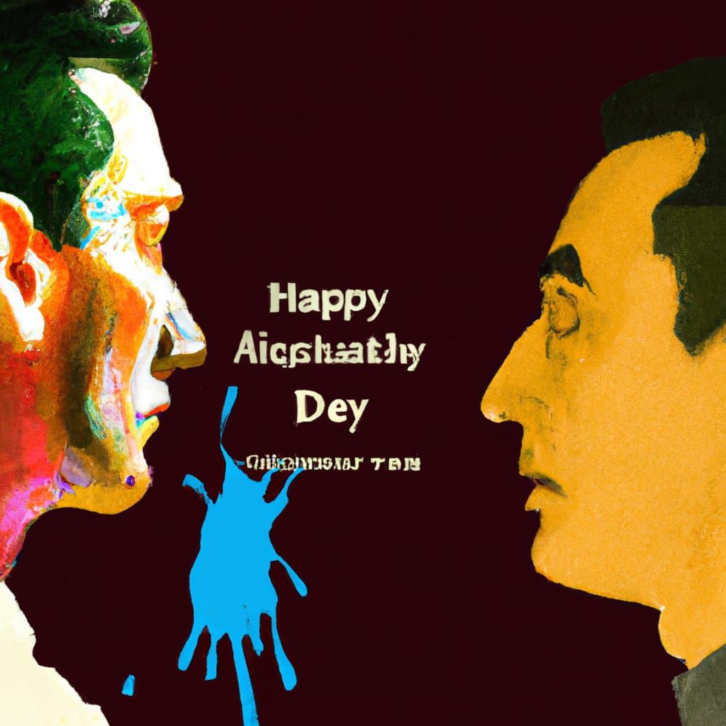 HISTORY OF ACTORS' DAY Hyperrealistic, splash art, concept art, mid ...