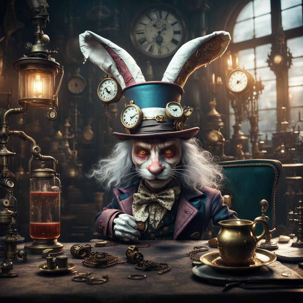 Mad Hare - AI Generated Artwork - NightCafe Creator