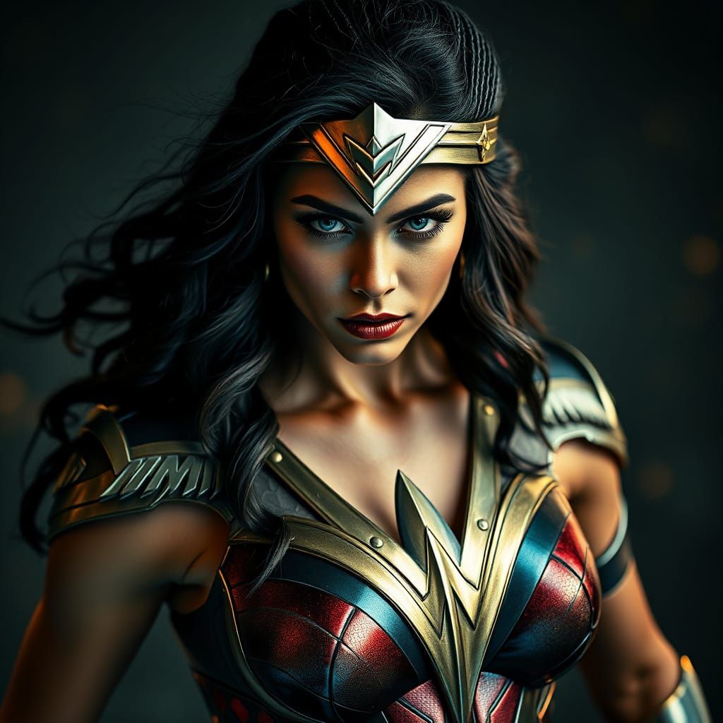 RIHANNA AS WONDER WOMAN. - Rihanna as Iconic Superheroine in...