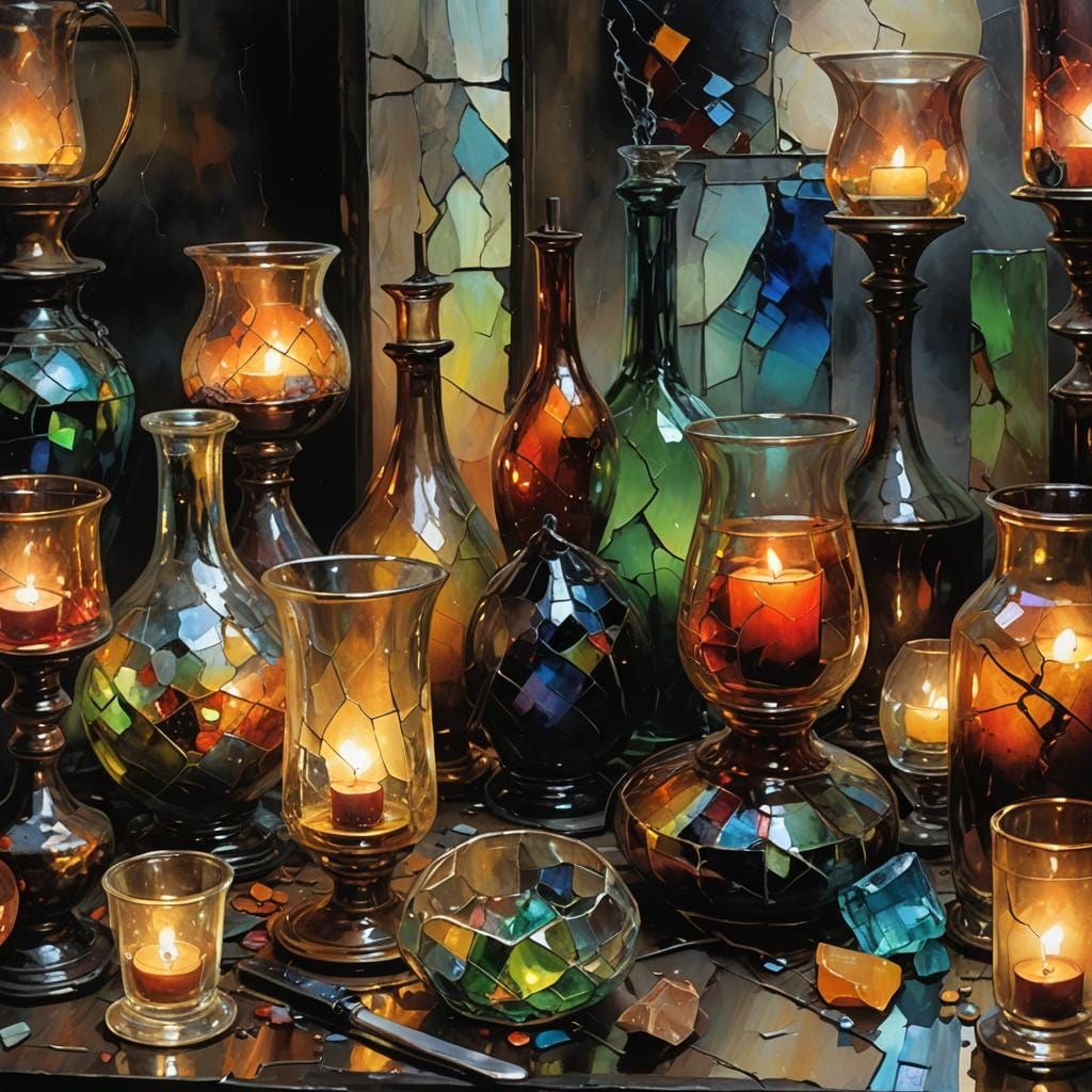 Strained Glass - AI Generated Artwork - NightCafe Creator