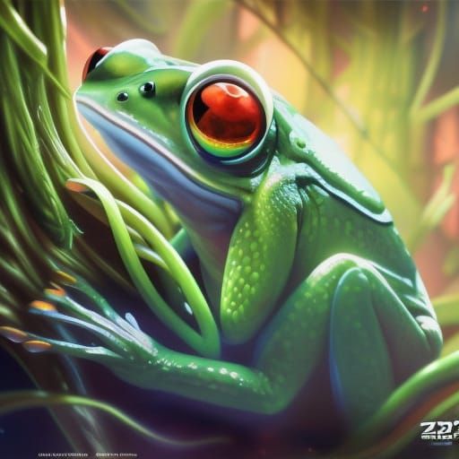 Frogs v12 - AI Generated Artwork - NightCafe Creator