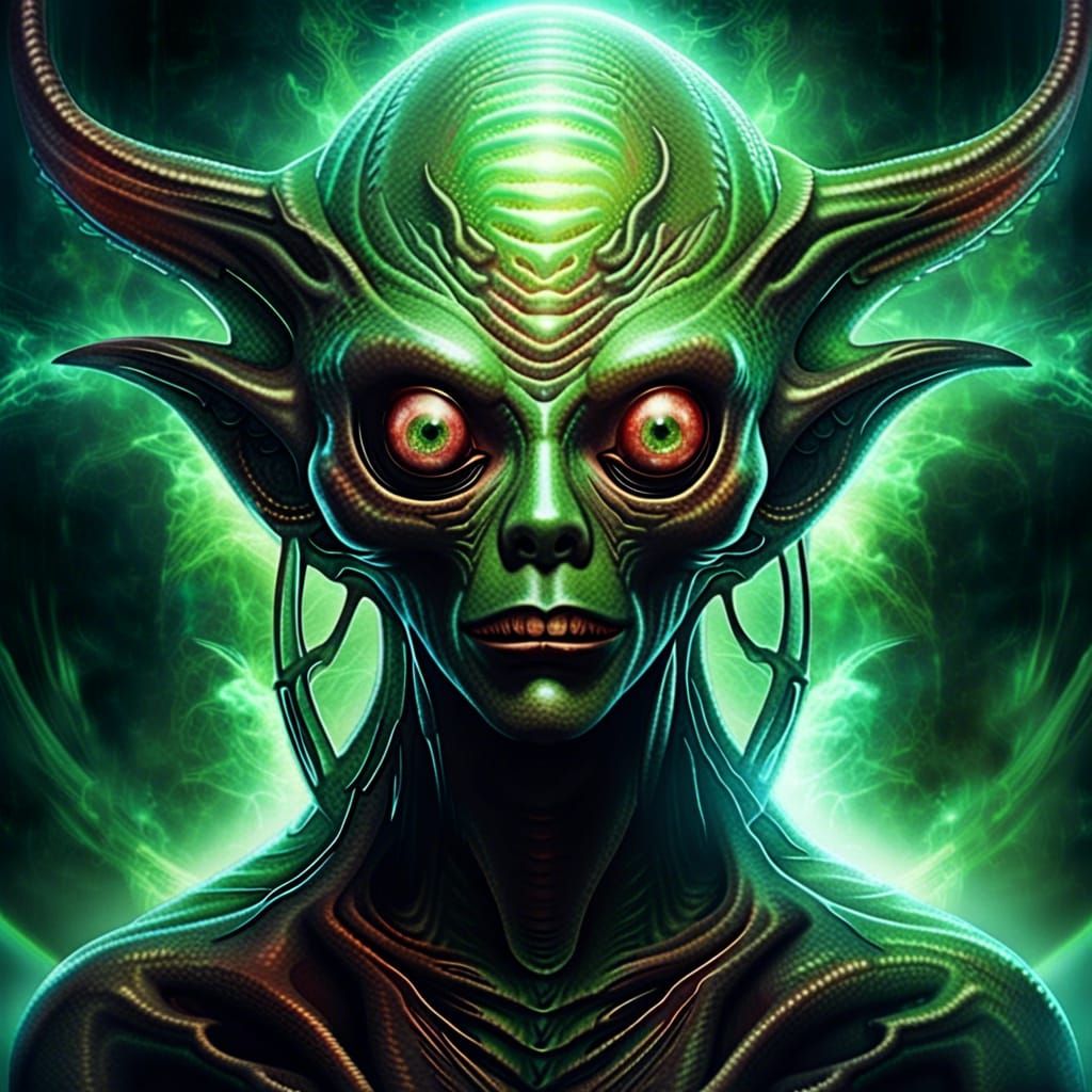 Extraterrestrial supernatural demons from another dimension - AI ...