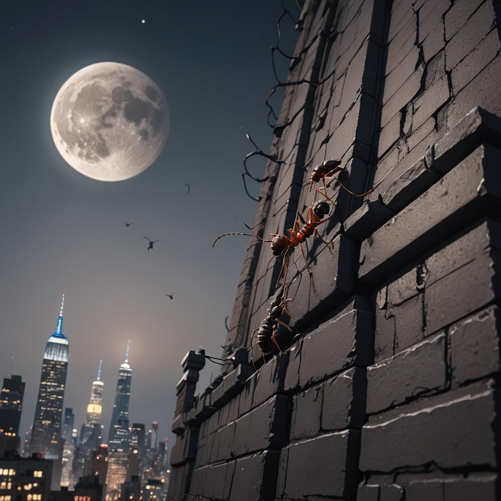 ants climbing - AI Generated Artwork - NightCafe Creator