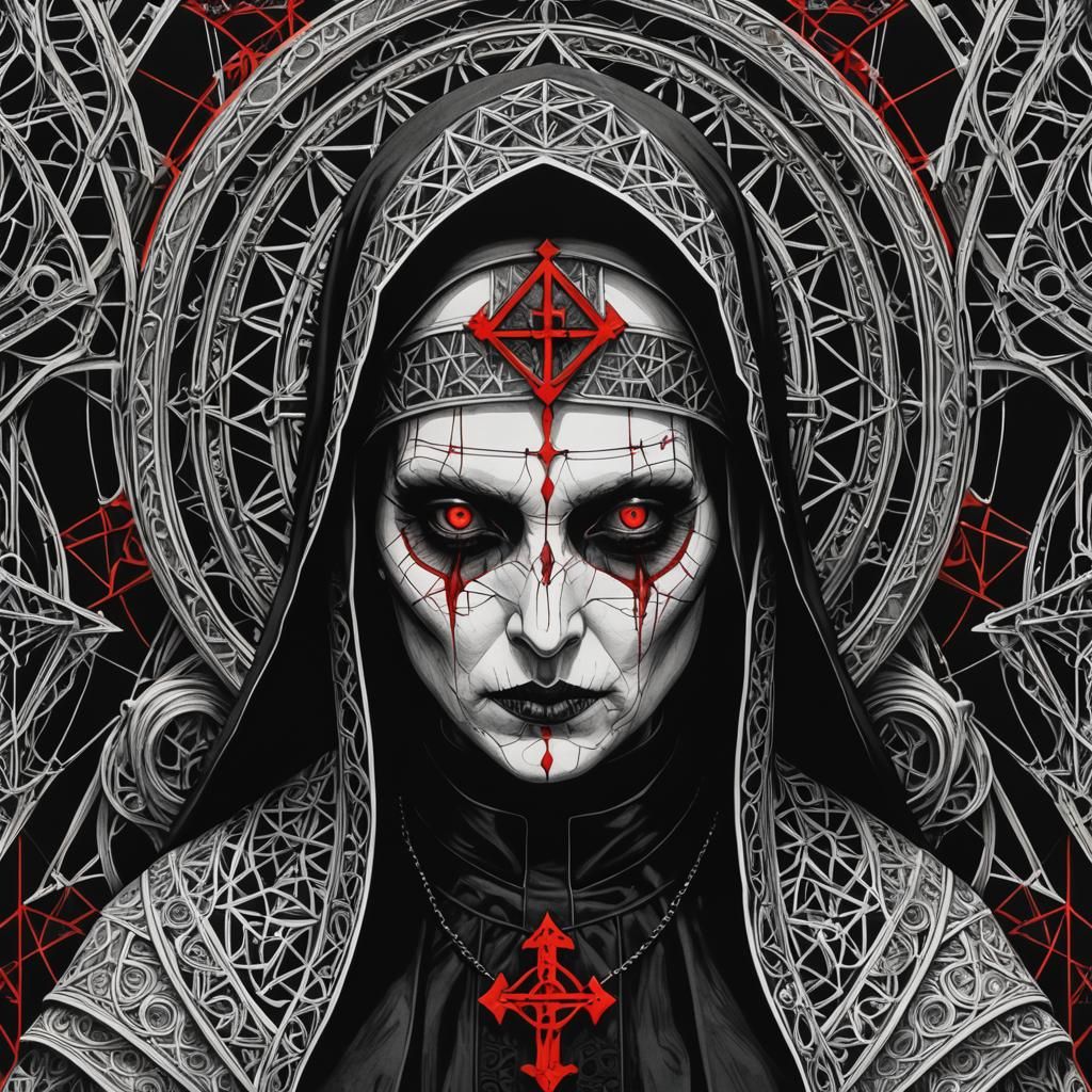 Bad Nun - AI Generated Artwork - NightCafe Creator