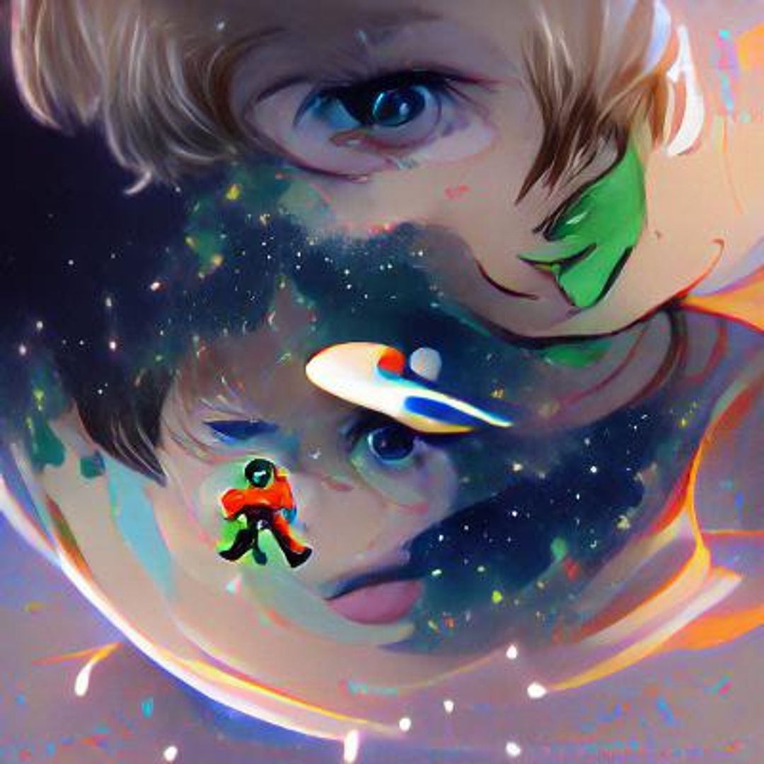boy in space, boy of earth - AI Generated Artwork - NightCafe Creator