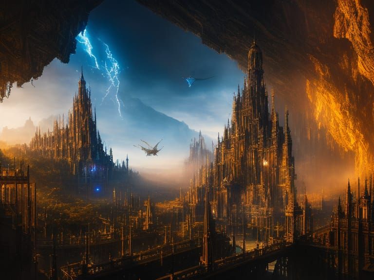 Hyperdetailed Blueprint of Magic Tower Magical, Intricate, Digital ...