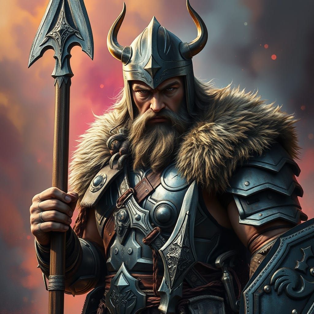 valhalla higly detailed - Valhalla Warrior in Hyperrealisti...