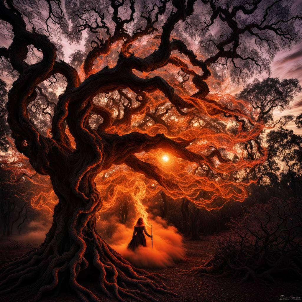 The Mage's Oak!!!! - AI Generated Artwork - NightCafe Creator