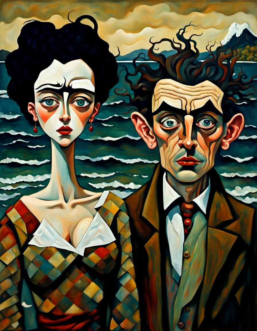 Woman and man - AI Generated Artwork - NightCafe Creator