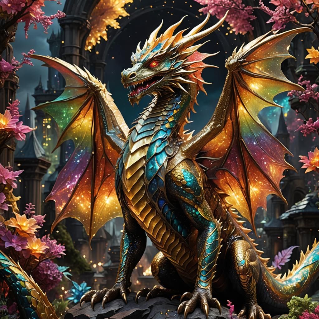 The mythical dragon - AI Generated Artwork - NightCafe Creator