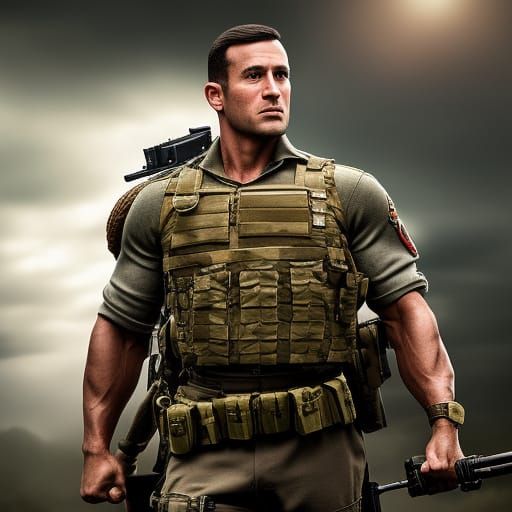 British Commando - AI Generated Artwork - NightCafe Creator