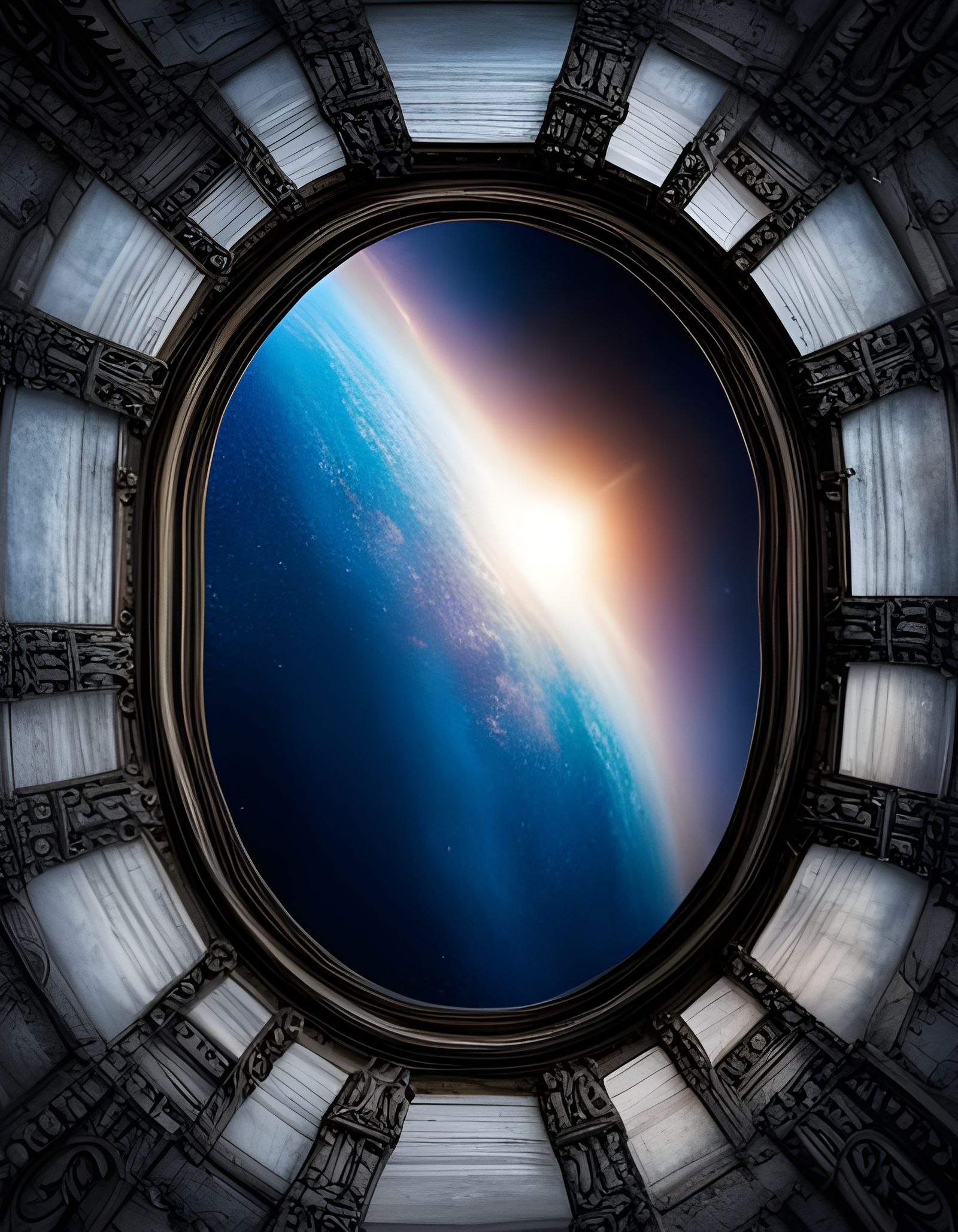 Window Into Outer Space - AI Generated Artwork - NightCafe Creator