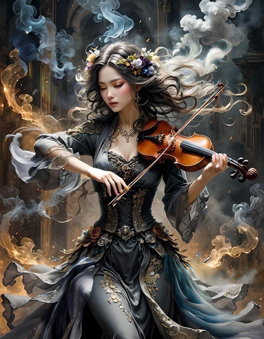 Beauty of Smoke - AI Generated Artwork - NightCafe Creator