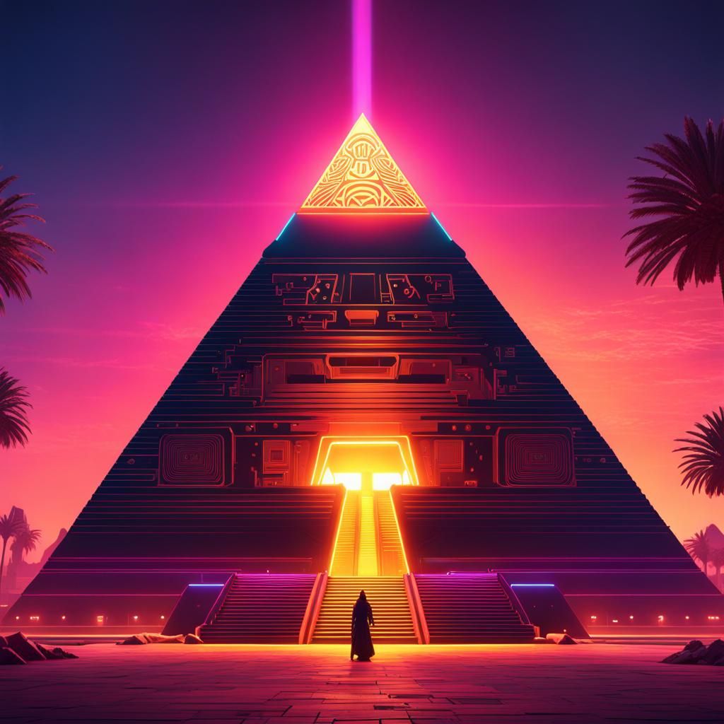 Pyramids VII - AI Generated Artwork - NightCafe Creator