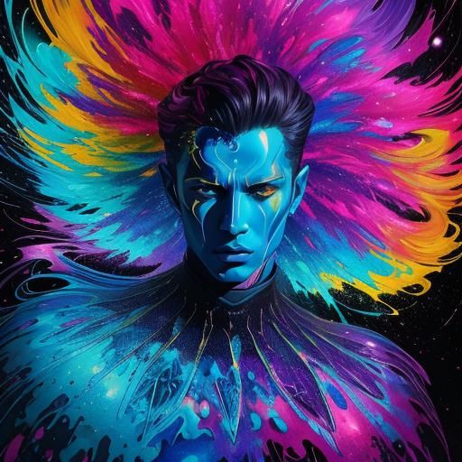 Expression of Color - AI Generated Artwork - NightCafe Creator