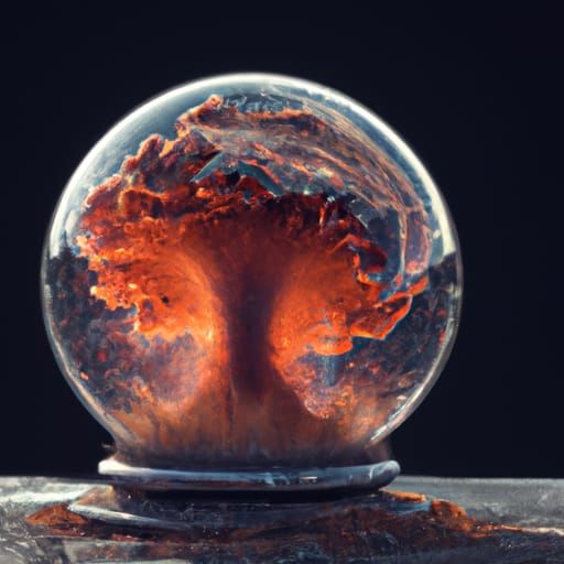 Contained Explosion #1 (Contained Explosion Series of 4) - AI Generated ...