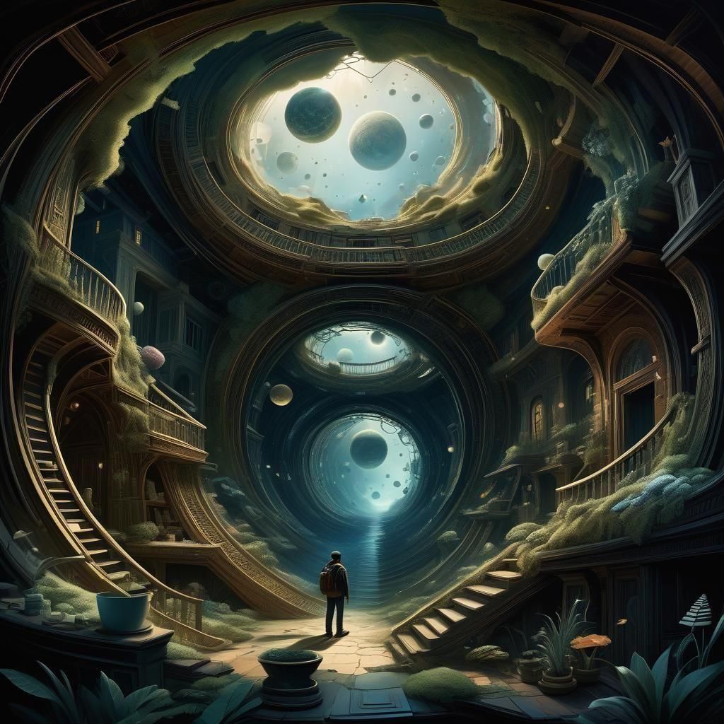 'Scene within Scenes.' Multi-layered Composition - AI Generated Artwork ...