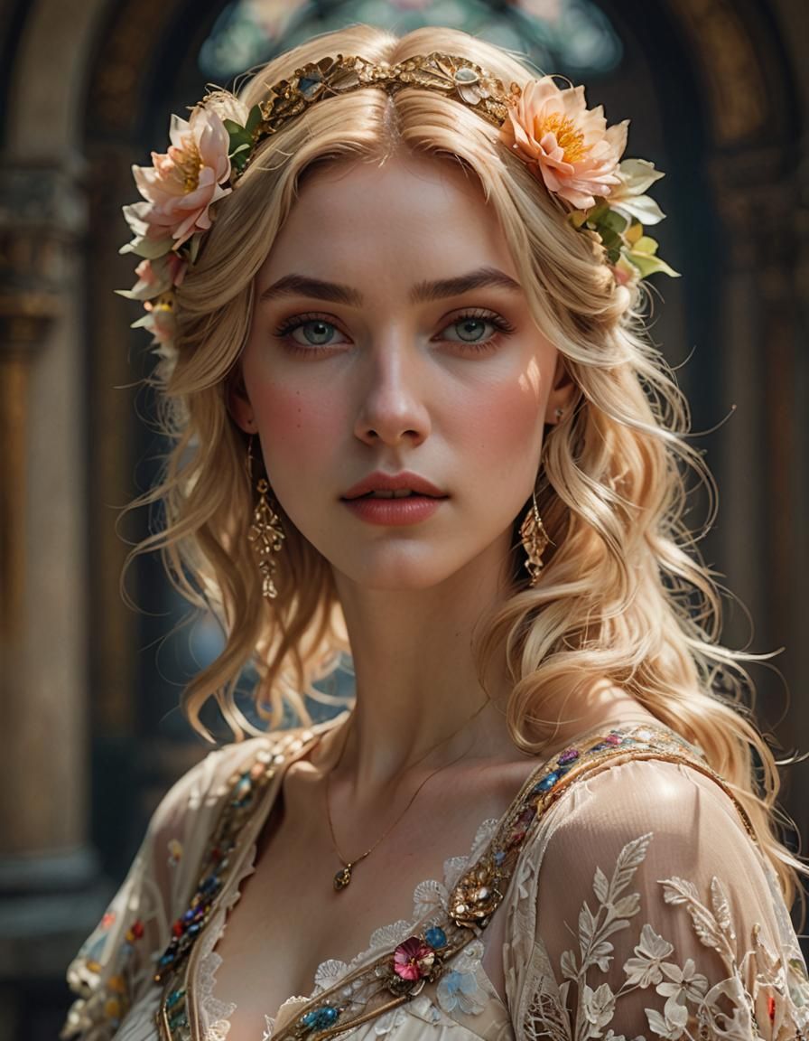 Fashion: Lace - AI Generated Artwork - NightCafe Creator