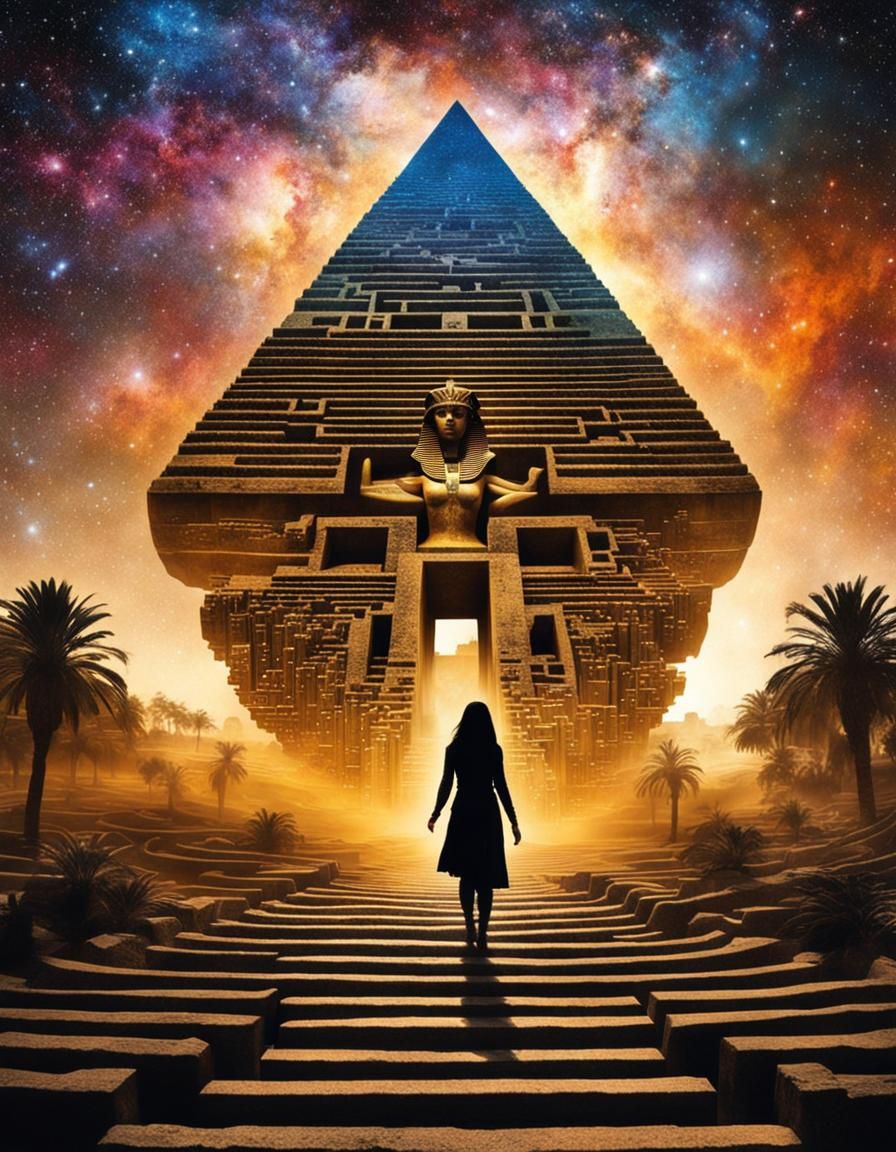 Pyramids - AI Generated Artwork - NightCafe Creator