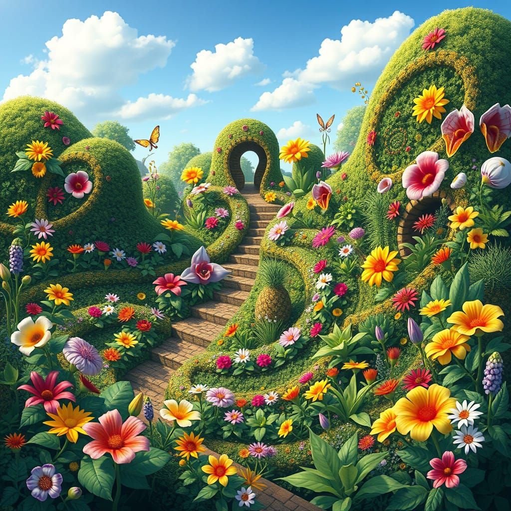 A vibrant mathematical garden - A vibrant mathematical gard...