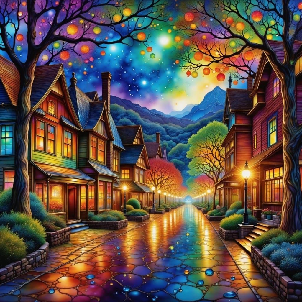 Colorful rainy day - Colorful rainy day