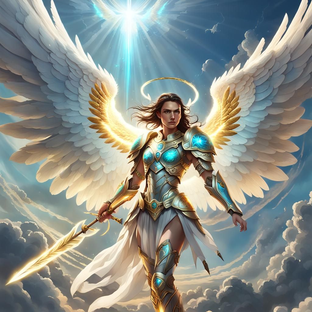 Archangel Valenya - AI Generated Artwork - NightCafe Creator