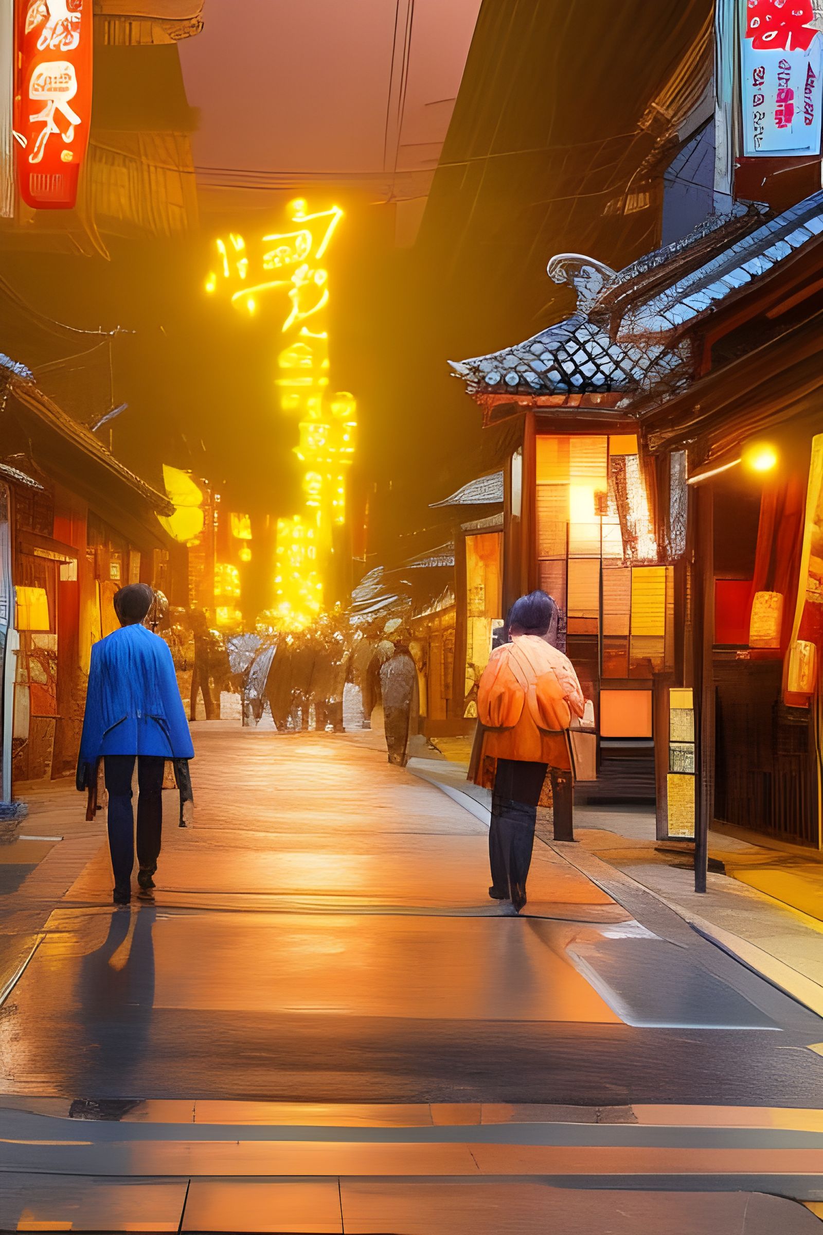 Old Kyoto - AI Generated Artwork - NightCafe Creator