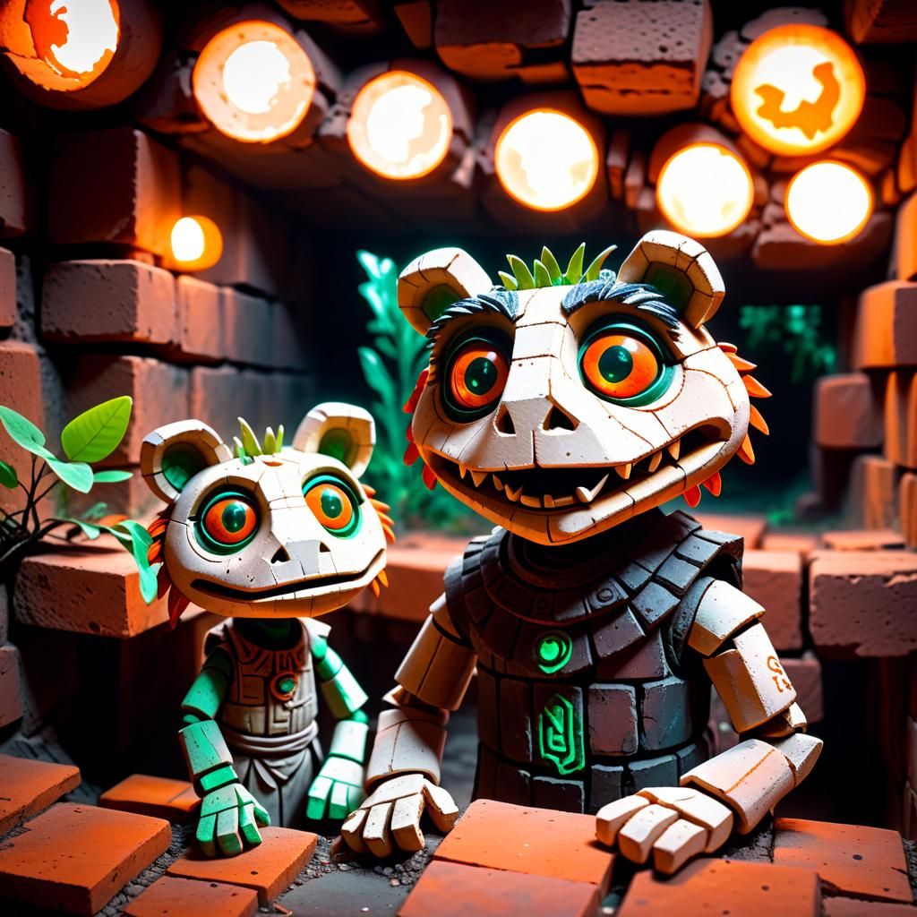 Puppets - AI Generated Artwork - NightCafe Creator