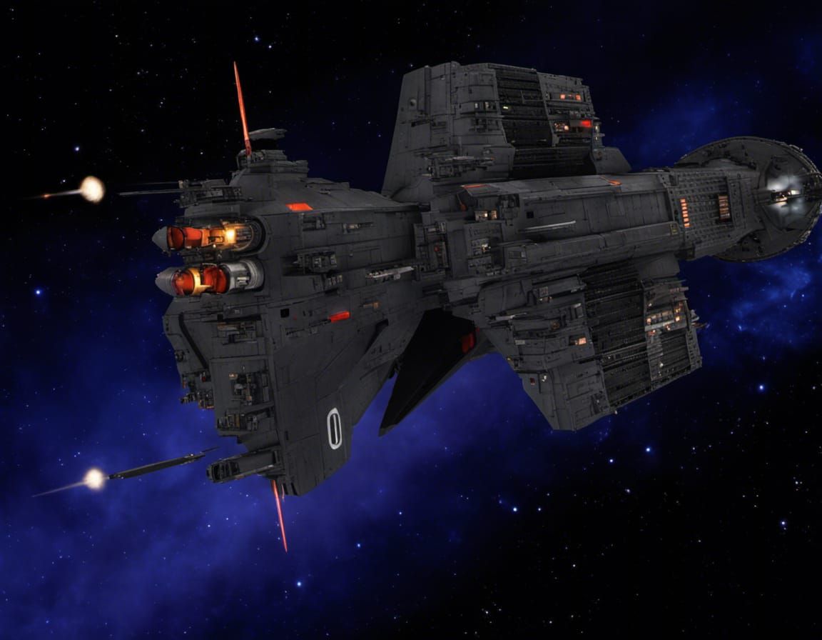 Omega Class Destroyer as featured on Babylon 5, warship, enormous ...