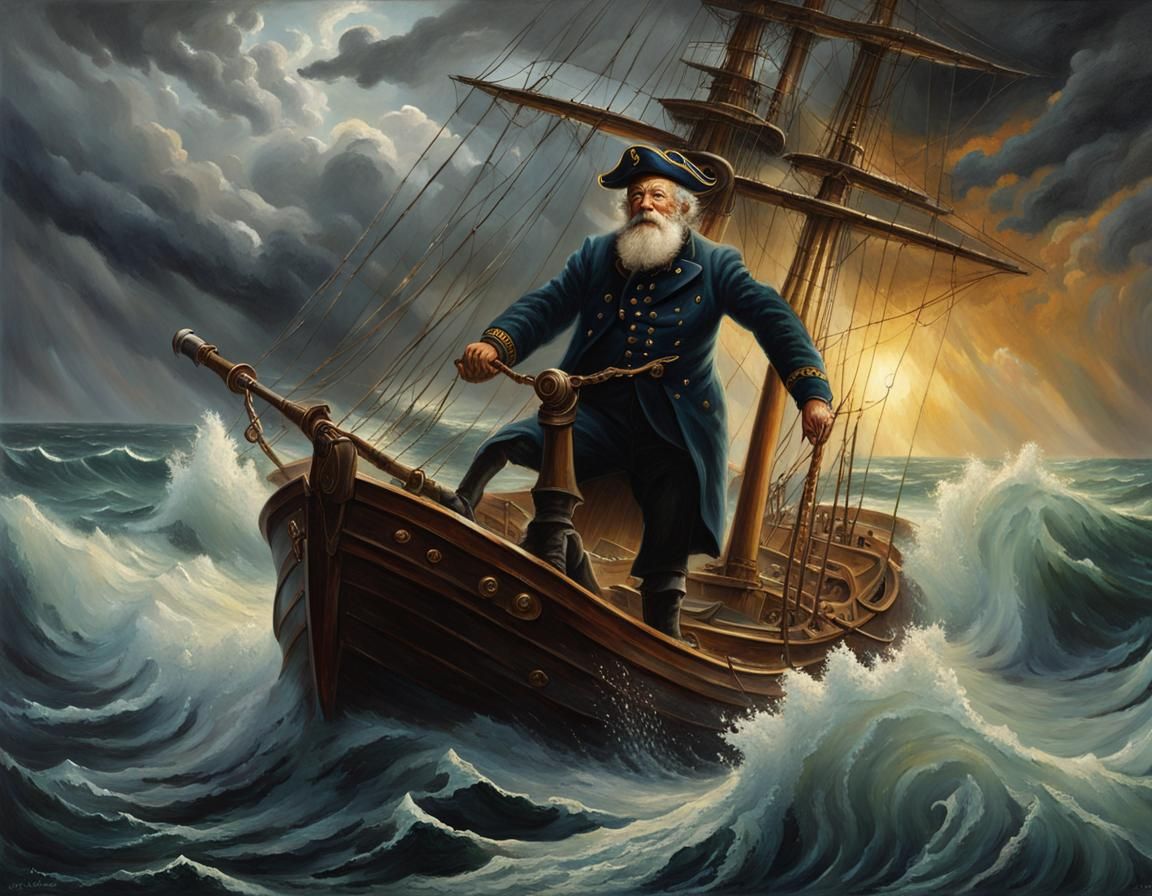 Old Sea Captain - AI Generated Artwork - NightCafe Creator
