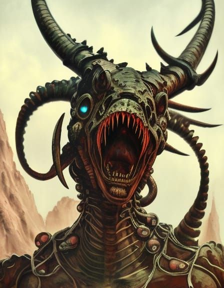 Mutant Deathclaw - AI Generated Artwork - NightCafe Creator