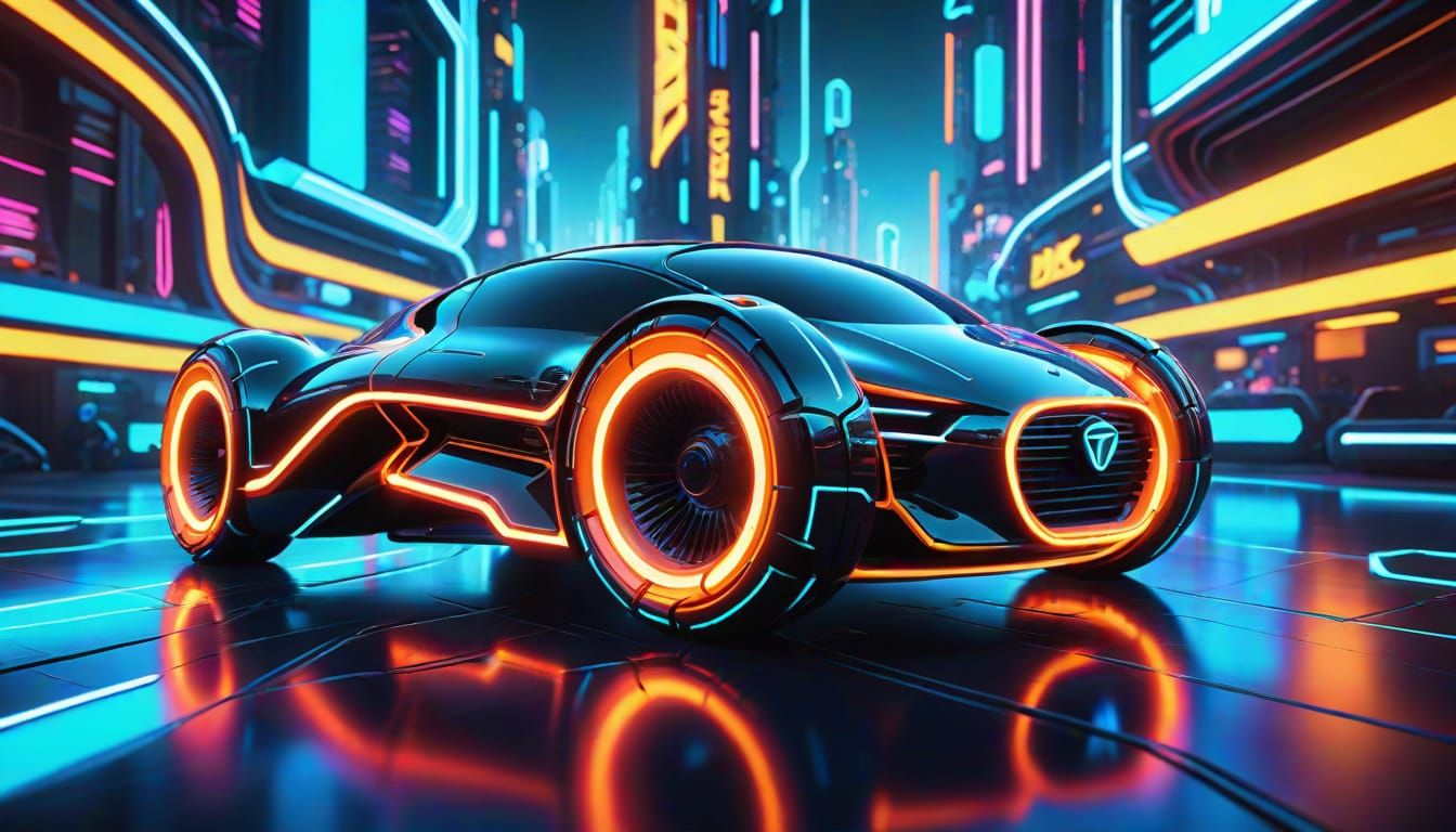 Tron style racing.... - Tron style racing....