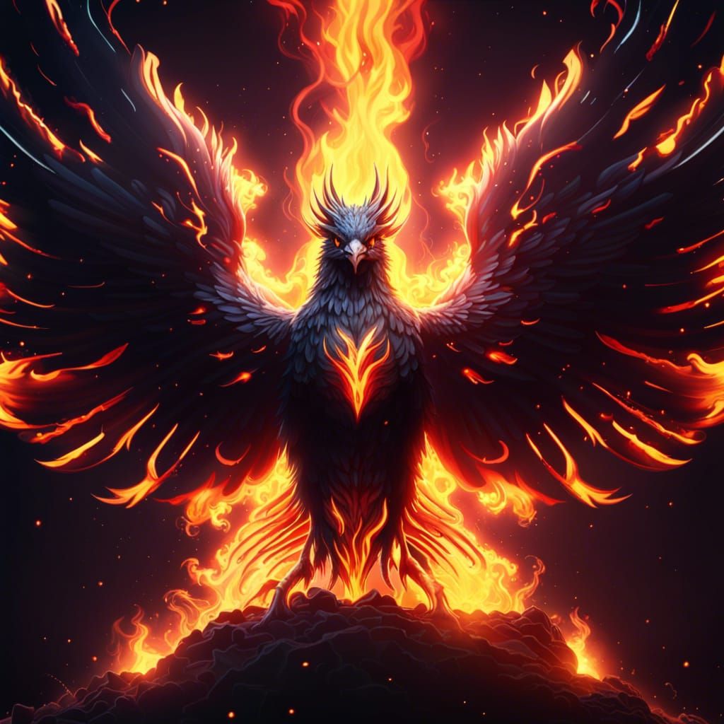 Phoenix - AI Generated Artwork - NightCafe Creator