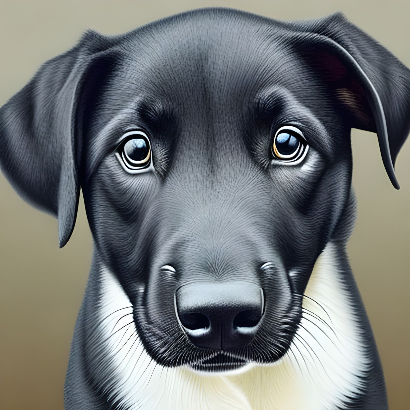 Sad Labrador Retriever - AI Generated Artwork - NightCafe Creator
