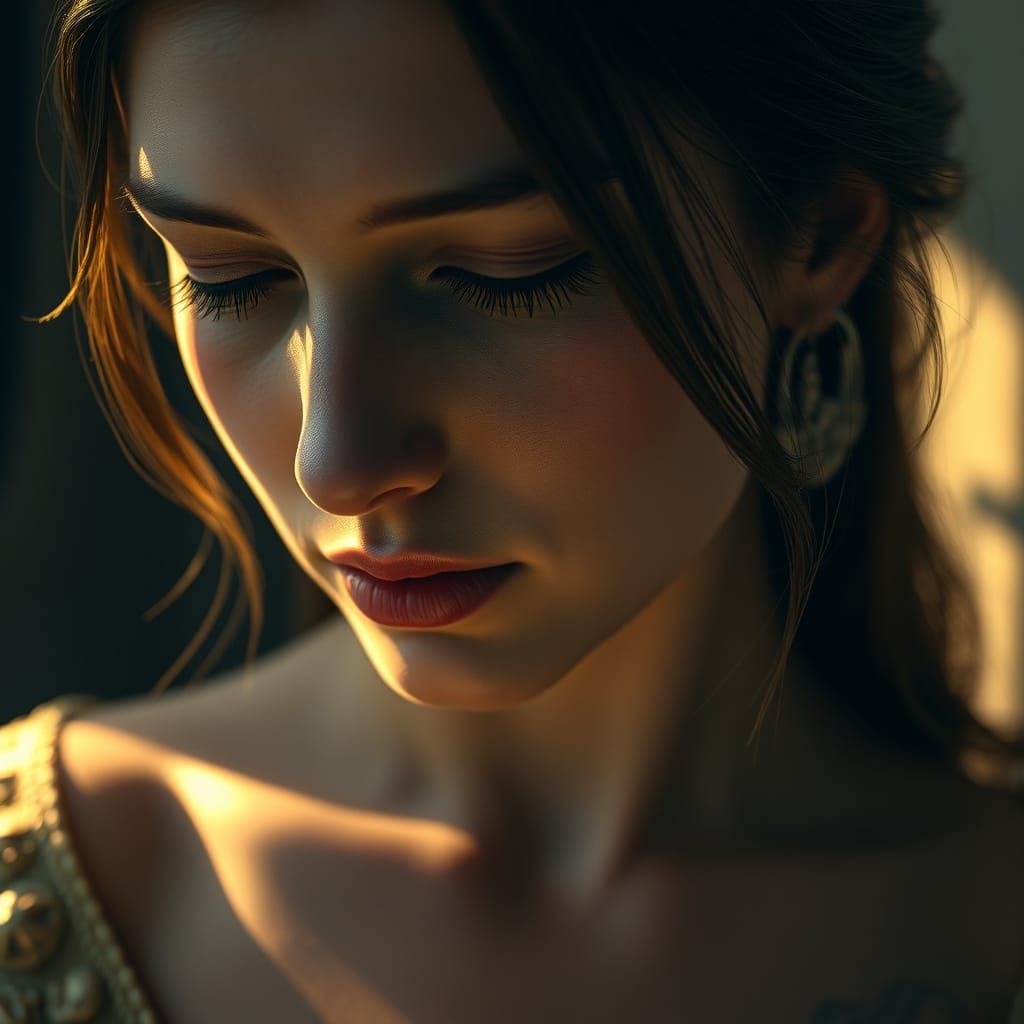 anhelo, en el rostro - Longing in the Eyes of a Sorrowful Be...