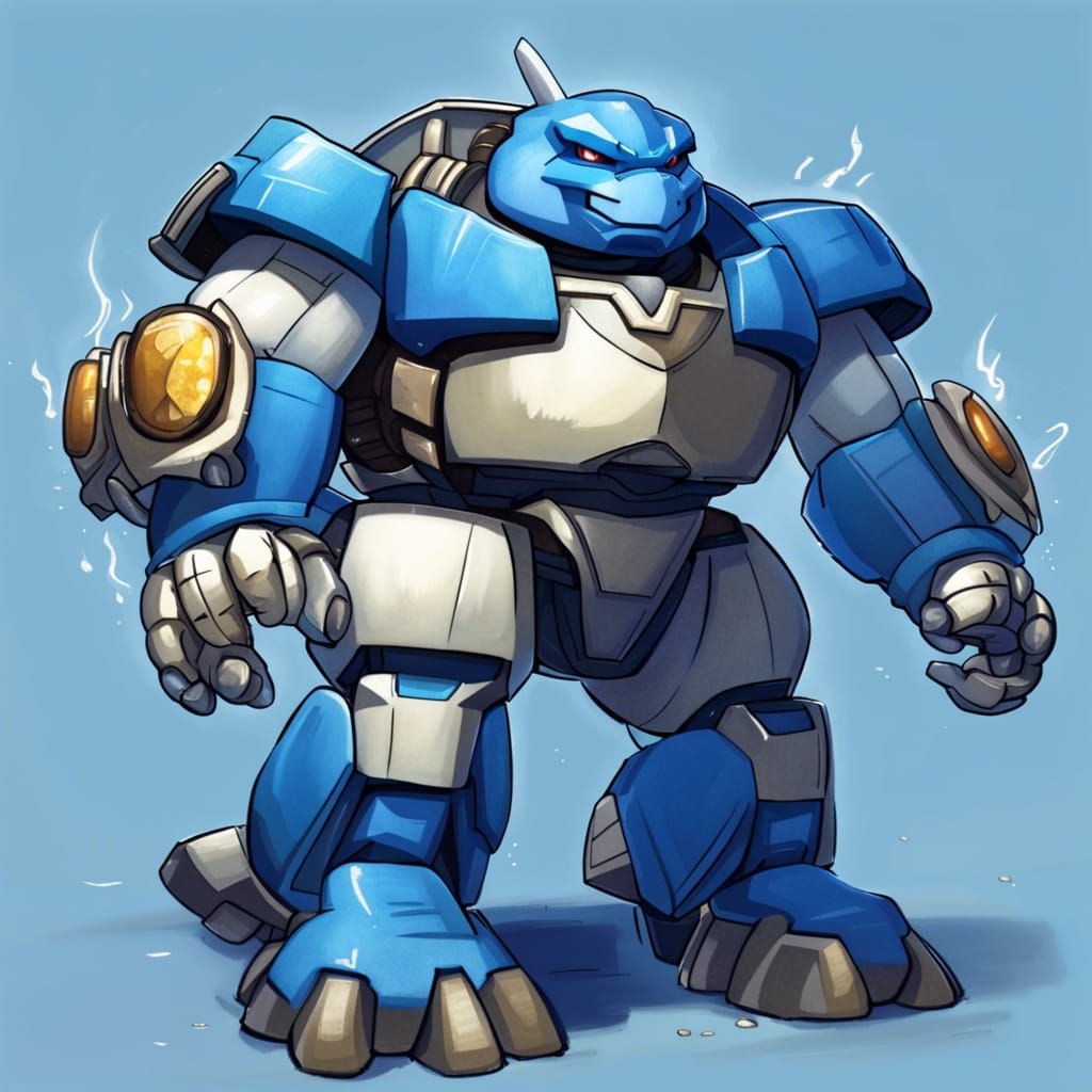 Blastoise but he's an autobot transformer - AI Generated Artwork ...